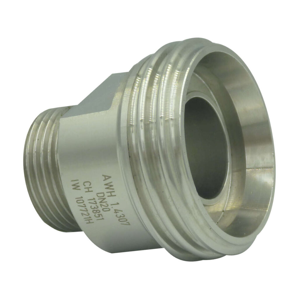 Adapter DN20 DIN 11851 na gwint zewnętrzny BSP 3/4" (3/4 cala) - Enoshop